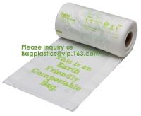 China cornstarch made 100% biodegradable compostable custom printed t-shirt plastic bag with own logo,ecofriendly packaging ba for sale