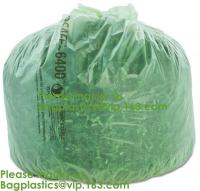 China gallon biodegradable and compostable kitchen trash bag,Eco Friendly Biodegradable Packaging Bags 100% Compostable Plasti for sale
