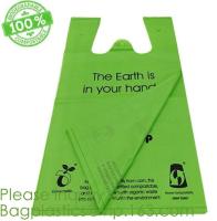 China Kitchen Plastic Custom Printed 13 55 Gallon Gold Compostable Drawstring Trash Bag Biodegradable Trash Bags ECO FRINEDLY for sale