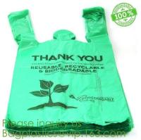China Kitchen Plastic Custom Printed 13 55 Gallon Gold Compostable Drawstring Trash Bag Biodegradable Trash Bags ECO FRINEDLY for sale