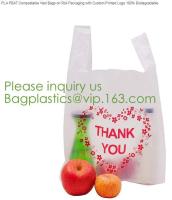 China Organic Recycling and compostable bag,Eco friendly Compostable,compostable biobased plastic tshirt bag bagease bagplasti for sale