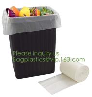 China Wholesale Cornstarch 100% biodegradable and Compostable Custom T-shirt Shopping Packaging Bag On Roll,bagplastics bageas for sale