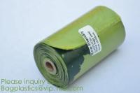 China custom size 100% biodegradable EN13432 compostable trash bags from China factory,OK COMPOST bio degradable plastic bag for sale