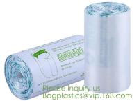 China Custom Printing Corn Starch Biodegradable Compostable Plastic Bag,Thank You Bags Durable Cornstarch PLA Compostable T-sh for sale