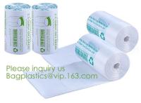China Custom Printing Corn Starch Biodegradable Compostable Plastic Bag,Thank You Bags Durable Cornstarch PLA Compostable T-sh for sale