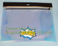 China Packaging Bag Customized PVC Zipper Bag,frosted slider transparent k water proof clear pvc custom bag bags zipper for sale