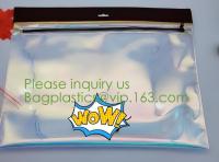 China Packaging Bag Customized PVC Zipper Bag,frosted slider transparent k water proof clear pvc custom bag bags zipper for sale
