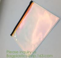 China Zipper Pvc Zipper Bags For Make-up Brushes Sets,Eco Friendly clear plastic EVA PVC black zipper Cosmetic Bag eco frinedl for sale