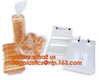 China Bakery use FDA approved food grade custom logo clear 30microns wicketted pe bags for bread,micro-perforated plastic bag for sale