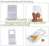 China Microperforation blocked bags,microperforated bag for fruit and vegetable,Microperforation triangle bopp sandwich packag for sale