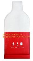 China Bottle Protective Zip sealed liquor bubble bags bottle protector Travelling liquor bubble sleeves air wine bubble bags for sale