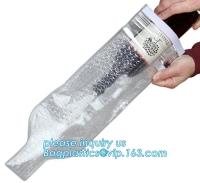 China Reusable Wine Bottle Protector for Double Layer Bubble Wine Bottle Protector, Bottle Transport Bag,Leak Proof Travel Bag for sale