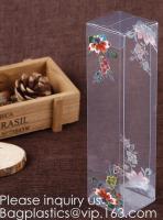China Alternatives to gift box plastic pet box Special creasing PET box Clear window box clear pet box,PET box in round shape for sale