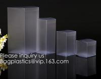 China Clear PET box with hanger  Window box clear box PVC box in pillow shape  Alternatives to paper box pvc box Printed PVC b for sale