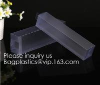 China pvc box Clear PVC box with foil stamping  Alternatives to acrylic box pvc box Clear PVC box & offset printing  Alternati for sale