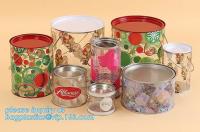 China OEM ODM Accepted 680ml Plastic PET Clear Round Can For Mint Storage,Clear 1 gallon PET paint can & lid with metal handle for sale