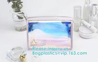China vinyl pvc barrel cosmetic bag with zipper, Barrel Bag Clear PVC Packing Zipper Bag, barrel PVC cosmetic bag, barrel bag for sale