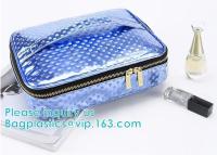 China HANDBAG,PORTABLE WASH POUCH Promotional PVC/EVA cosmetic Bag with Handle,PVC Bedding Blanket Bag with Handle, makeup bag for sale