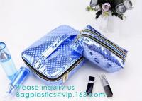 China HANDBAG,PORTABLE WASH POUCH Promotional PVC/EVA cosmetic Bag with Handle,PVC Bedding Blanket Bag with Handle, makeup bag for sale