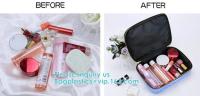 China HANDBAG,PORTABLE WASH POUCH Promotional PVC/EVA cosmetic Bag with Handle,PVC Bedding Blanket Bag with Handle, makeup bag for sale