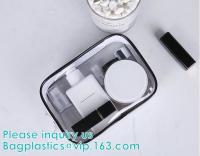 China transparent cylinder zip PVC tube bag with hang hook for storage underwear portable PVC, Tube Cylindrical PVC packing Ba for sale