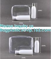 China PVC tube handle carrier bag, Plastic Tube Cylindrical PVC packing Bag, PVC tube bag with handle for shampoo package, bag for sale