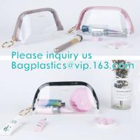 China cylinder zip PVC tube bag with hang hook for storage underwear portable PVC makeup bags, Plastic Tube Cylindrical PVC pa for sale