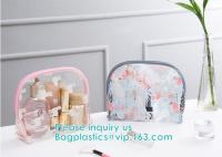 China Travel Luggage Pouch Custom Clear Transparent PVC Travel Toiletry Bag Make Up Cosmetic Bag,Vinyl Wash Beauty Cosmetic Tr for sale