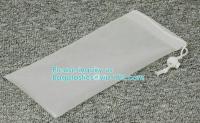 China Custom Cosmetic Drawstring EVA Pouch Reusable Bag Cosmetic Pouch Recycled Makeup White EVE Flute Pouches for sale