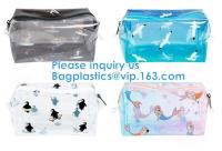 China Custom Shell Shaped White Nylon Mesh Cosmetic Bag Pouch For Make Up,Hologram Vinyl Material Pvc k Holographic Bag for sale