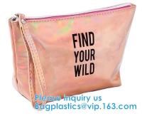 China Biodegradable Plastic Zipper Case Zip Lock Frosted Plastic Slider PVC Zipper Packing Bag For Underwear Clothing Cosmetic for sale