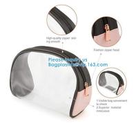 China Biodegradable Plastic Zipper Case Zip Lock Frosted Plastic Slider PVC Zipper Packing Bag For Underwear Clothing Cosmetic for sale