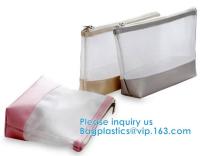 China Biodegradable Beach Makeup Cosmetic Bag Vinyl Transparent Clear PVC Zipper Tote Design for sale