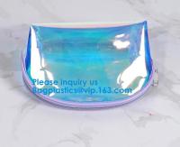 China Shiny Luxury Hologram Laser Pvc Holographic Cosmetic Zipper Make Up Bag,Toiletry Bag Hologram Laser Lady Travel Cosmeti for sale