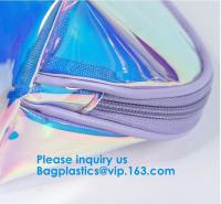 China Shiny Luxury Hologram Laser Pvc Holographic Cosmetic Zipper Make Up Bag,Toiletry Bag Hologram Laser Lady Travel Cosmeti for sale