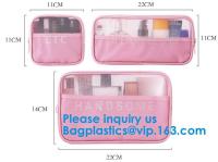 China Black Nylon Mesh Makeup Cosmetic Bag / Small Nylon Mesh Make Up Cosmetic Bag,Mesh Cosmetic Bag Neceser Toiletry Organize for sale