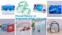 China Travel Luggage Pouch Custom Clear Transparent PVC Travel Toiletry Bag Make Up Cosmetic Bag /Wash Bag/Zipper bag for sale