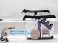 China Cosmetic/ Makeup/ Toiletry Clear PVC Travel Wash Bag with handle PVC/EVA/TPU/Tarpaulin/Nylon / Cotton for sale