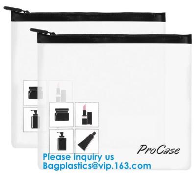 China Cosmetic/ Makeup/ Toiletry Customized Beach Zipper Clear PVC Cosmetic Bag Travel Toiletry Wash Bath PVC Cosmetic Bag for sale