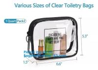 China Fashion Black Shaving Kit Travel Wash Bag Organizer PVC Waterproof Portable Gym Hanging Toiletry Bag for men for sale
