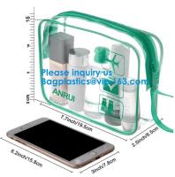China Wallet Women Travel Wash Organizer Pouch,Large Portable Travel Clear PVC Transparent Wash Toiletry Pouch Bag for sale