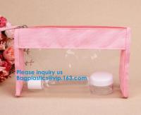 China Custom PVC cosmetic bag Zipper Clear Toiletry Bag,Promotional Travel Bag pvc Zipper Bag Custom Logo Toilery Cosmetic Bag for sale