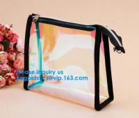 China Travel Transparent Exquisite Zippered Handbag PVC Waterproof Toiletry Case Clear PVC Bag Travel Toiletry Bag for sale