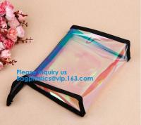 China Travel Transparent Exquisite Zippered Handbag PVC Waterproof Toiletry Case Clear PVC Bag Travel Toiletry Bag for sale