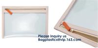 China OEM Makeup Cosmetic Bag Commodity Package Packing Soft Customized PVC Slider,Portable Washable Storage Bag Makeup Zipper for sale