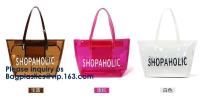 China Waterproof Beach Pvc Bag Summer Beach Bag, China Suppliers Transparent PVC Women Bags Tote Beach Handbags for sale