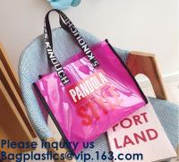 China Beach Pvc Tote Bag,Women-Lightweight Hologram Tote Bag Laser PU Shoulder Bag Laser PU Leather for sale