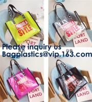 China Beach Pvc Tote Bag,Women-Lightweight Hologram Tote Bag Laser PU Shoulder Bag Laser PU Leather for sale