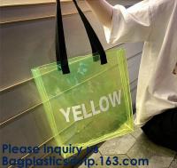 China Iridescent bag Hologram Holographic Handbag waterproof shoulder bag,Hologram zipper pvc cosmetic bag for sale