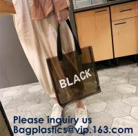 China Holographic Hologram Transparent Laser Shoulder Bag Women Waterproof Large Capacity,Clear Shopping Bag PVC Handbag Fashi for sale